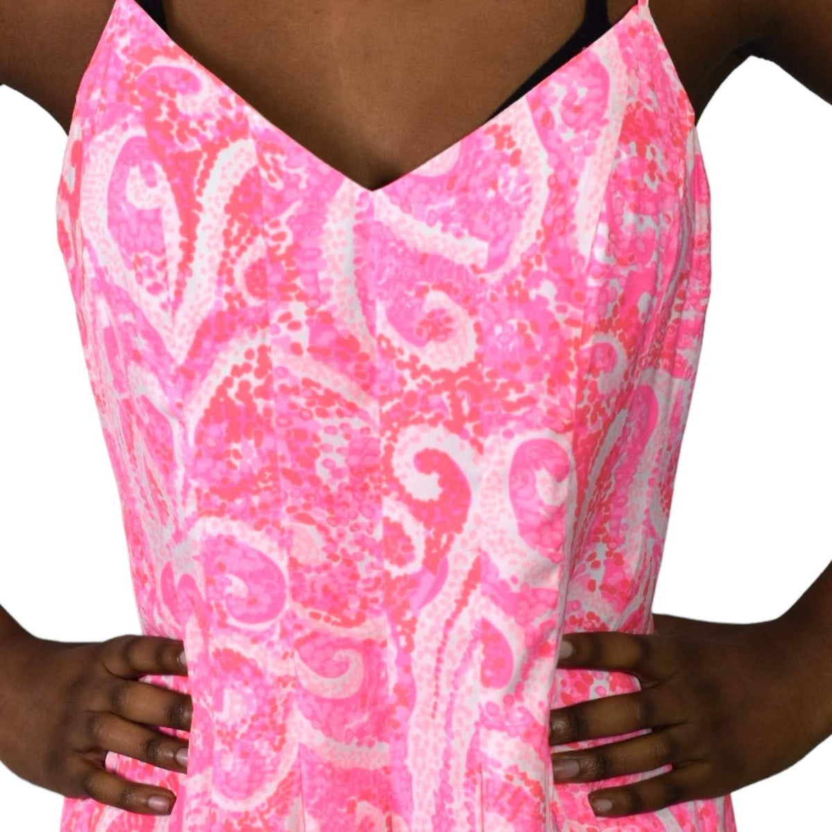 Lilly Pulitzer Kyla Romper Bright Pink Pout Mini Dress Playsuit Shorts ...